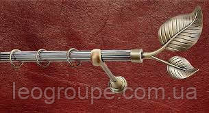 Купить Карнизи ковані -Наконечник 25мм лист большой антик, цена 162 ...