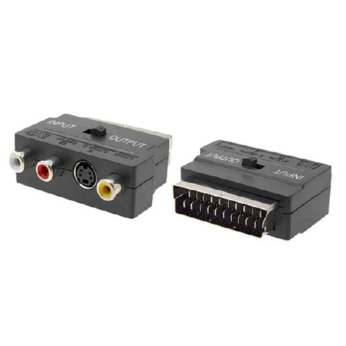 RGB Scart - Композитный 3 RCA и S-Video переходник (ID#1484467081 ...