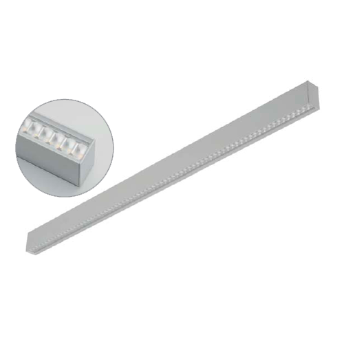 Світлодіодний світильник LED GTV, 50W (EMC+), 4000К, 1200мм, UGR