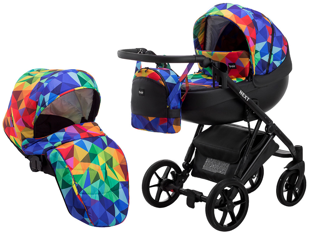 Коляска 2 в 1 Bair Next Special 24 Разноцветный (калейдоскоп) — Купить ...