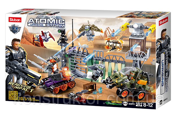 Конструктор Sluban M38-B0912 «Вторжение на космическую базу» 501 деталь ...