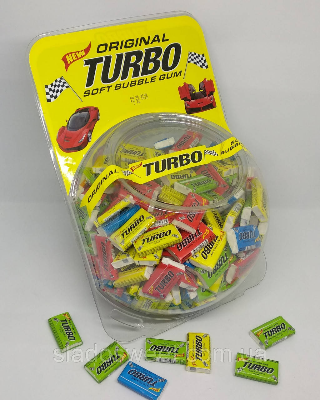 Жевательная резинка "Turbo"(турбо) банка 300шт., цена 320 грн — Prom.ua ...