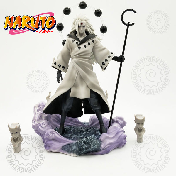 Фігурка Мадара Учіха 6 шляхів десятихвостый наруто узумакі ітачі саске статуетка іграшка Id