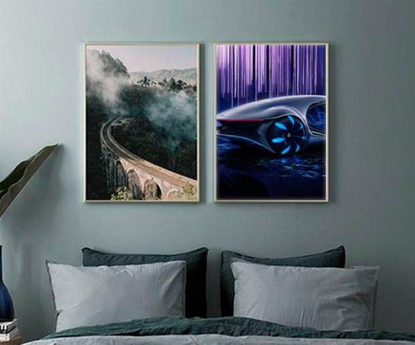 Купить Постер «Mercedes Vision avtr 2020» А1 (59 х 84 см), цена 269 ...