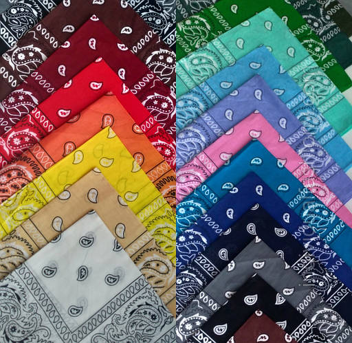 Купити Бандана на голову косинка бавовняна хустка різнокольоровий. Оптом, ціна 32 ₴ - Prom.ua ...