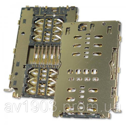 Конектор на 2 SIM карти Xiaomi Redmi 6 (оригінал Китай) (ID#1032333406 ...