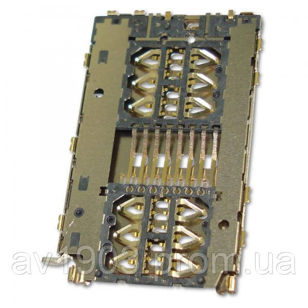 Конектор на 2 SIM карти Xiaomi Redmi 6 (оригінал Китай) (ID#1032333406 ...