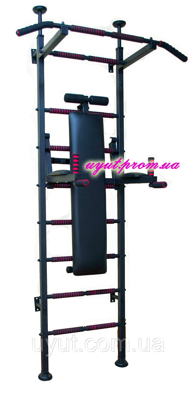 Шведская стенка спортивная «Fitness Pro m.2 ТМ Уют Спорт» (Black ...
