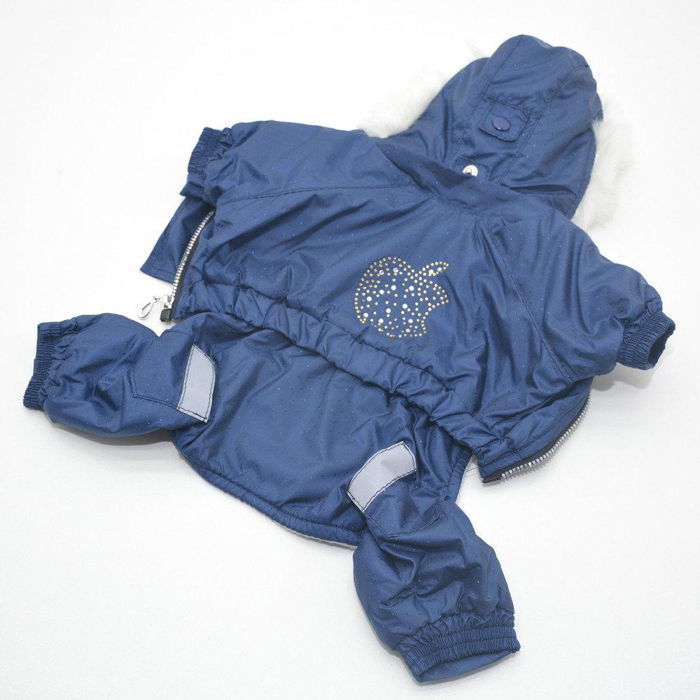 Комбинезон для Собаки Сильвер на Флисе Синий — Купить Недорого на Bigl ...