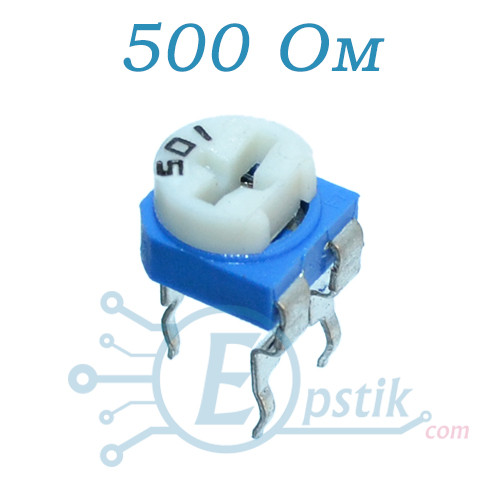 Подстроечный резистор 500 Ом RM065: продажа, цена в Гайвороне ...