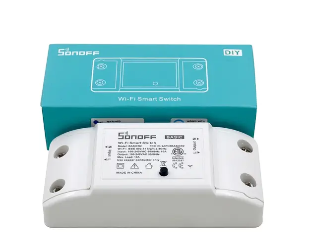 Wifi реле Sonoff basic R2 WI-FI реле с таймером, wi-fi выключатель ...