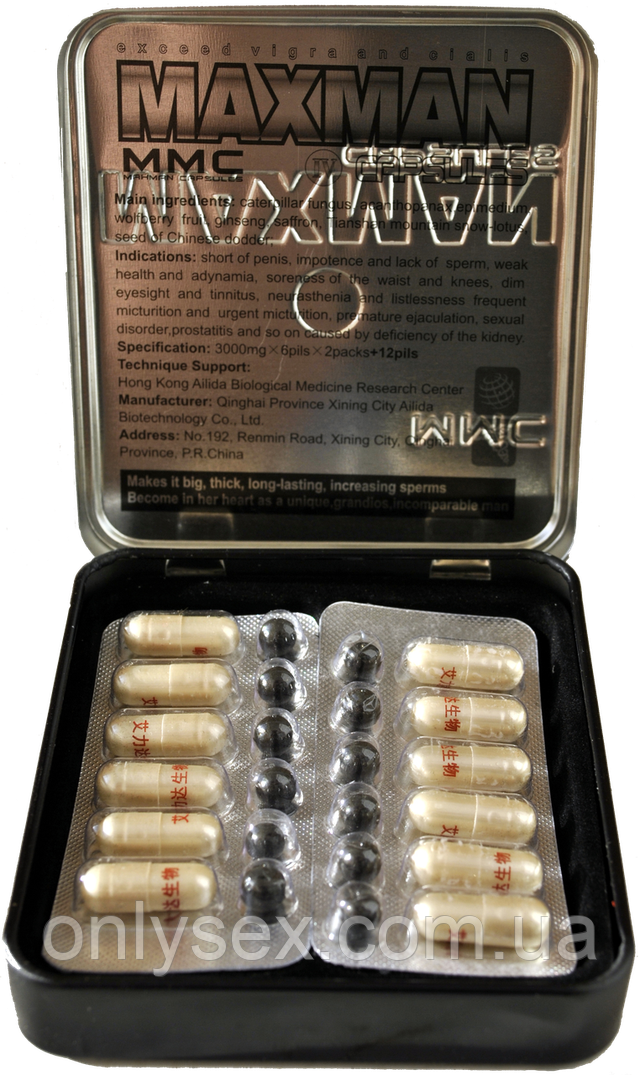 Купити Засіб для потенції Maxman Максмен, ціна 399 ₴ - Prom.ua (ID ...
