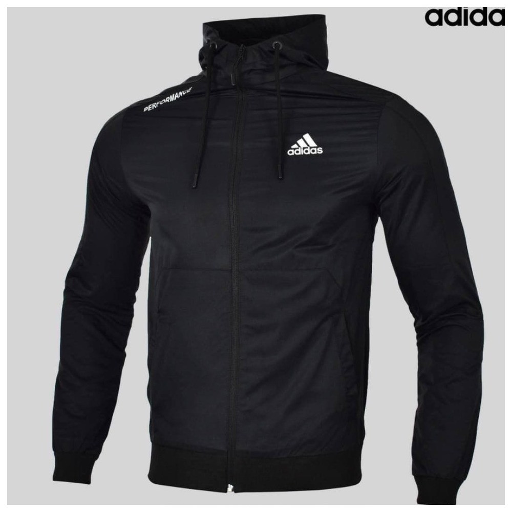 Купить Мужская куртка Adidas, черная осенняя / весенняя ветровка адидас ...