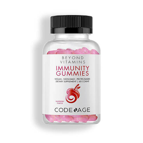 Купити CodeAge Immunity Gummies / Жувальні вітаміни для імунітету 60 шт. 12/23, ціна 608 ...
