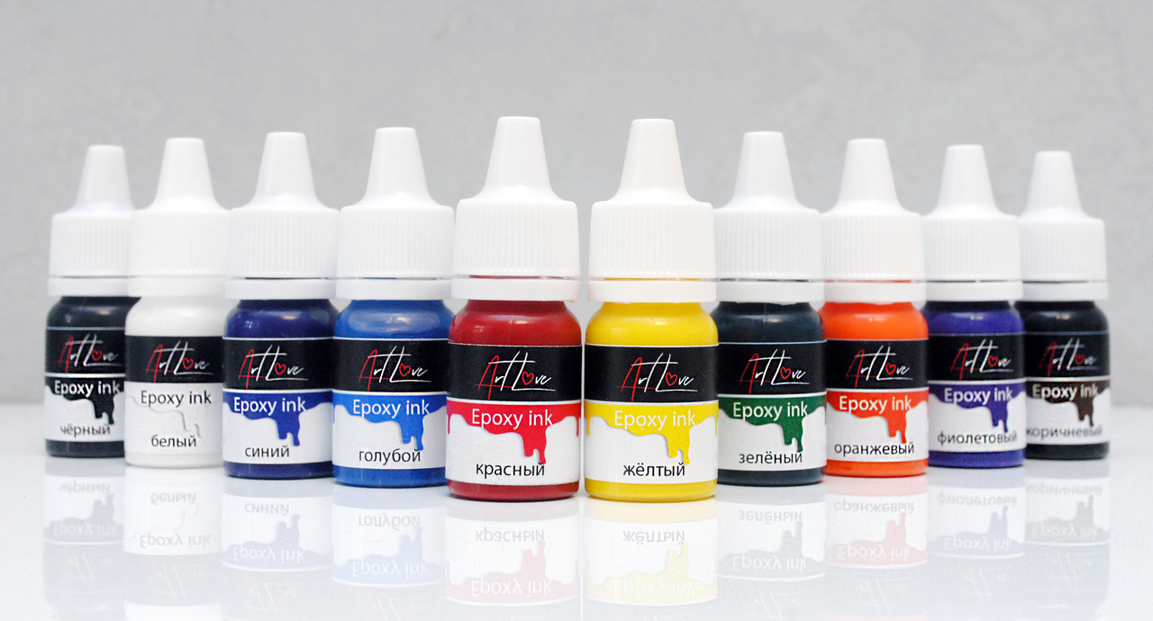 Набор красителей для эпоксидной смолы 5шт! (ID#842322464), цена: 250 ...