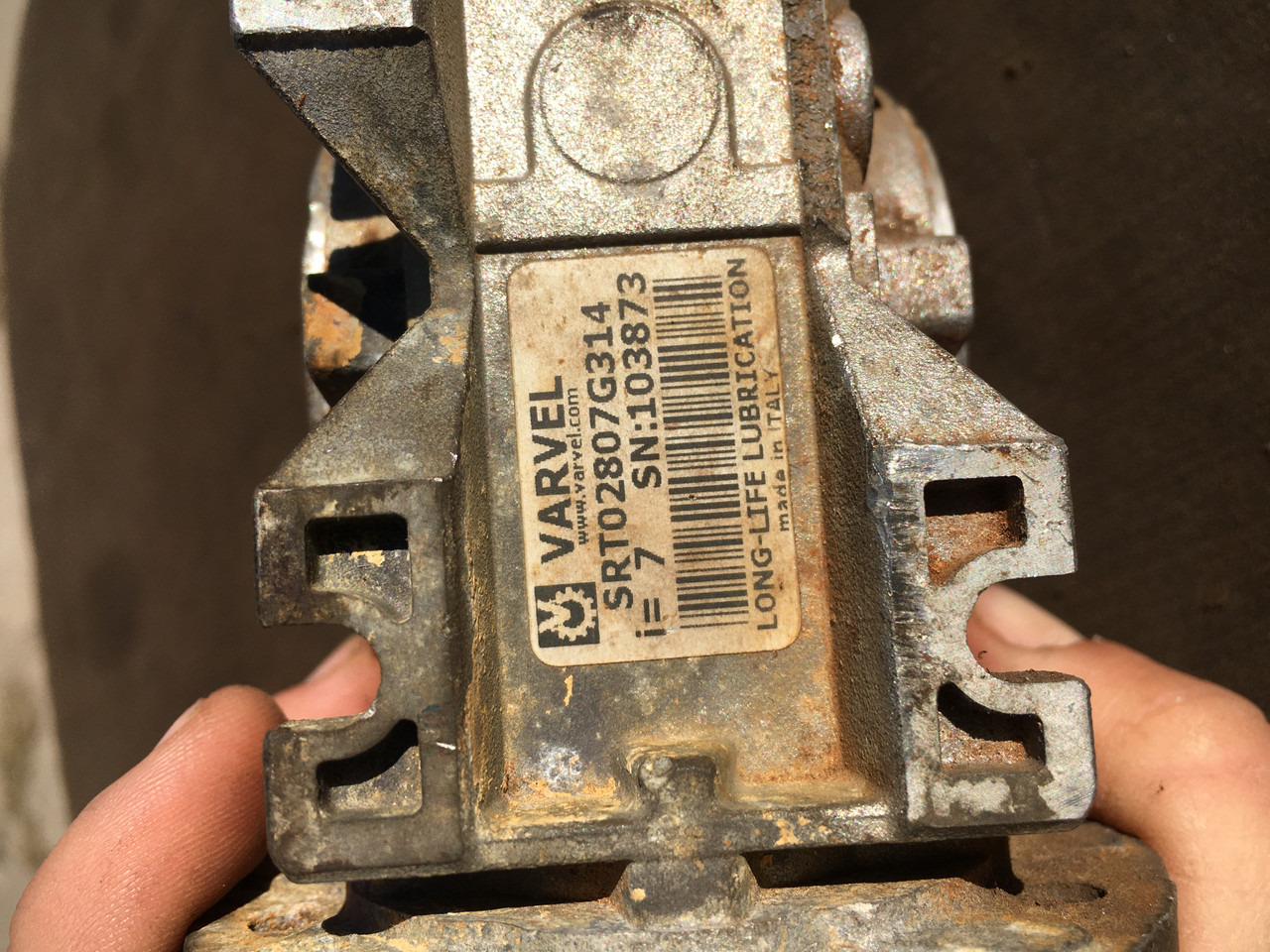 Редуктор черв'ячний Varvel SRT 28 1:7 G3 AC14 Італія (ID#1491382089 ...