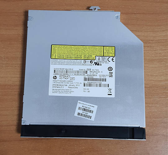 Оптический привод DVD RW для ноутбука Hp EliteBook 8560p, AD-7740H ...