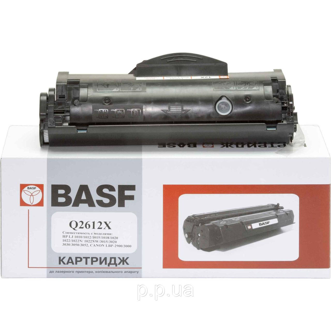 Купить Картридж для HP LaserJet 1018 BASF 12X Black BASF-KT-Q2612X ...