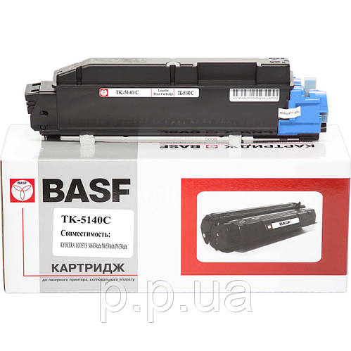 Купить Картридж для Kyocera Mita TK-5140C Cyan (1T02NRCNL0) BASF TK ...