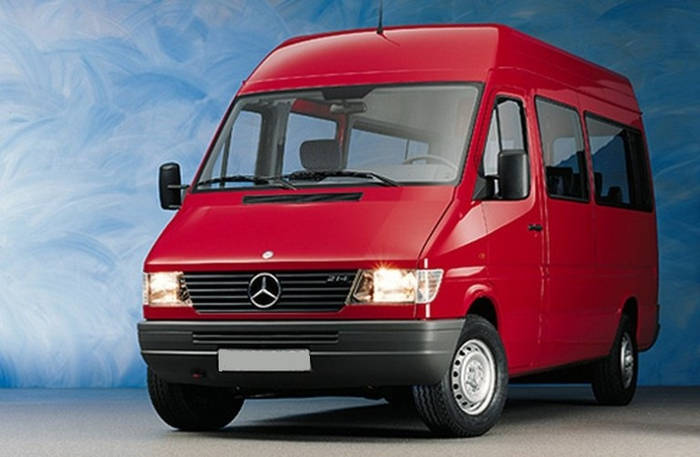 Дефлектор на капот (мухобойки) Mercedes-Benz Sprinter TDI 1995-2002 р ...