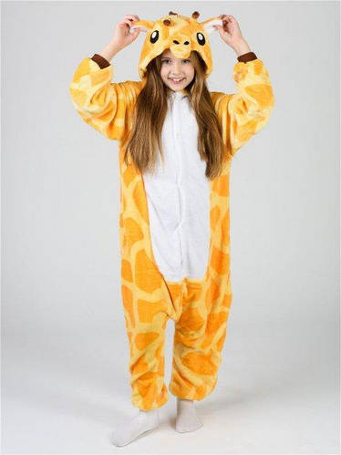 Кигуруми Жираф детский и взрослый . Пижама Кигуруми Жирафа S (на рост ...