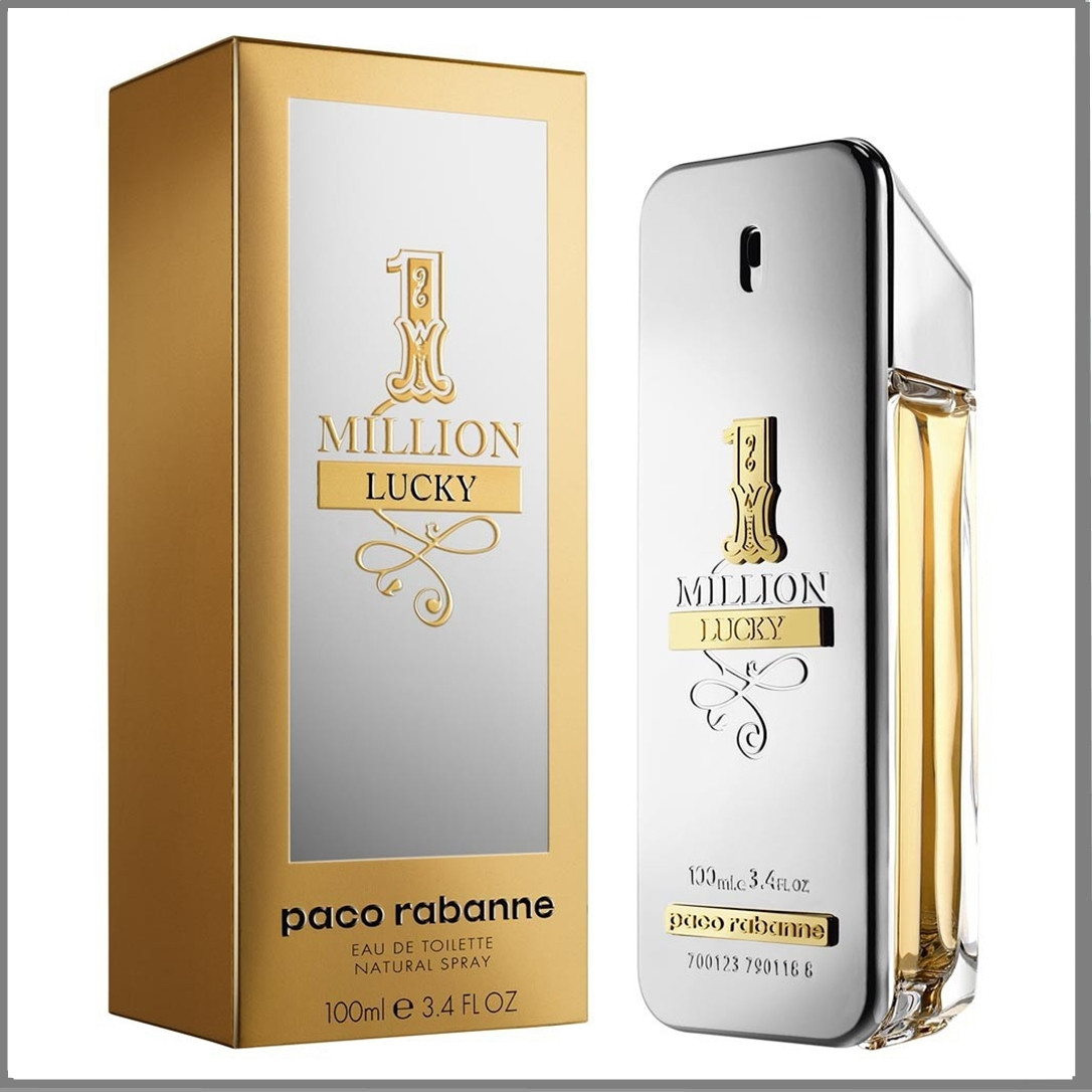 Мужские Paco Rabanne 1 Million Lucky туалетная вода 100 ml. (Пако Рабан ...