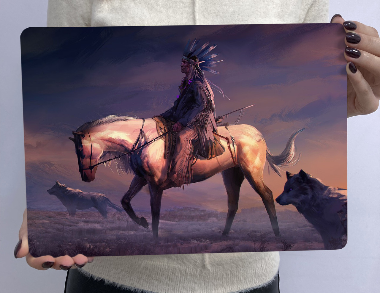 Деревянный Постер SOCOTRA Poster Shaman With Beasts Постер Шаман со ...