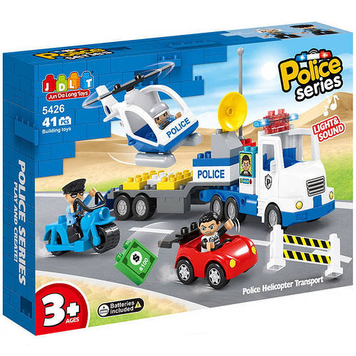 Конструктор JDLT 5426 "Погоня за преступником", 41 дет duplo lego (ID#1494424267), цена: 793 ...