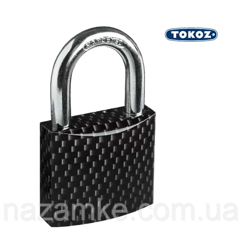Навісний замок Tokoz CARBON 40 3 ключі (ID#1494545968), ціна: 203 ...