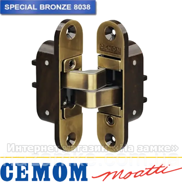 Купить Петли скрытые Cemom D-Sign W 978 AB бронза, цена 693 грн — Prom ...