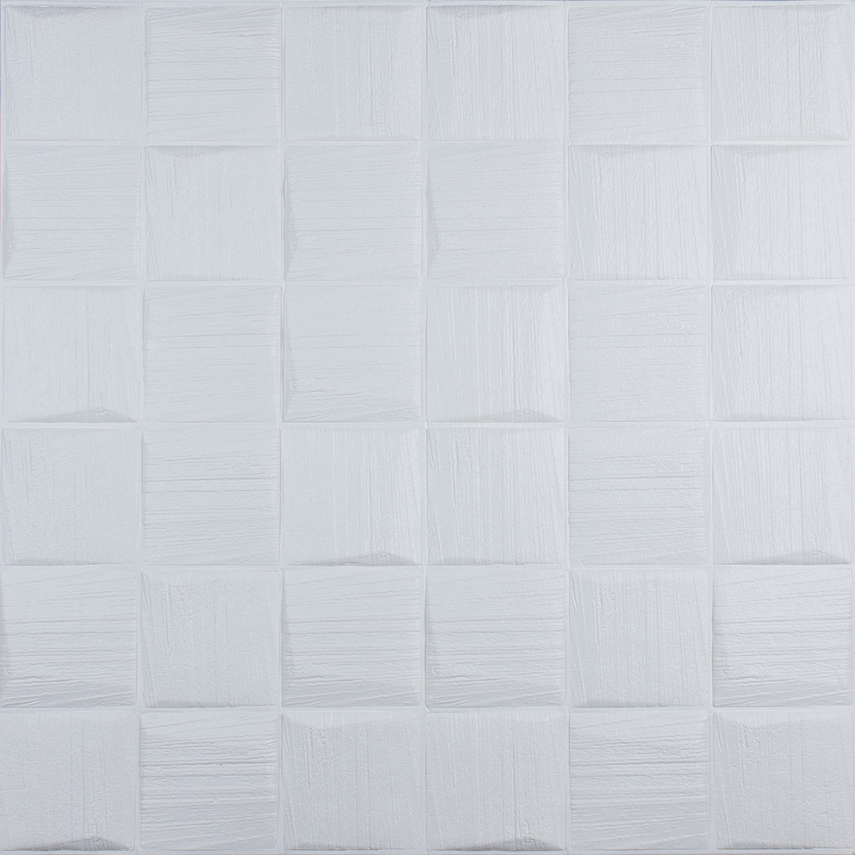 Купить Самоклеющаяся потолочная 3D панель белые рваные кубики ...