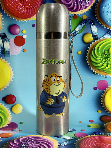 Детский термос Zootopia на 500 мл Зверополис - "непроливайка" Бенджамин ...