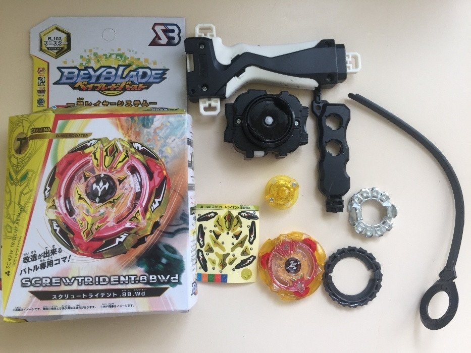 Волчок Beyblade Screw Trident S3+ (Бейблейд Скрю Трайдент) В-103 с ...