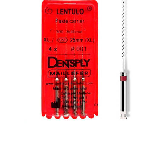 Lentulo (Лентуло) каналонаповнювачі для кутового наконечника №1, 4 шт ...