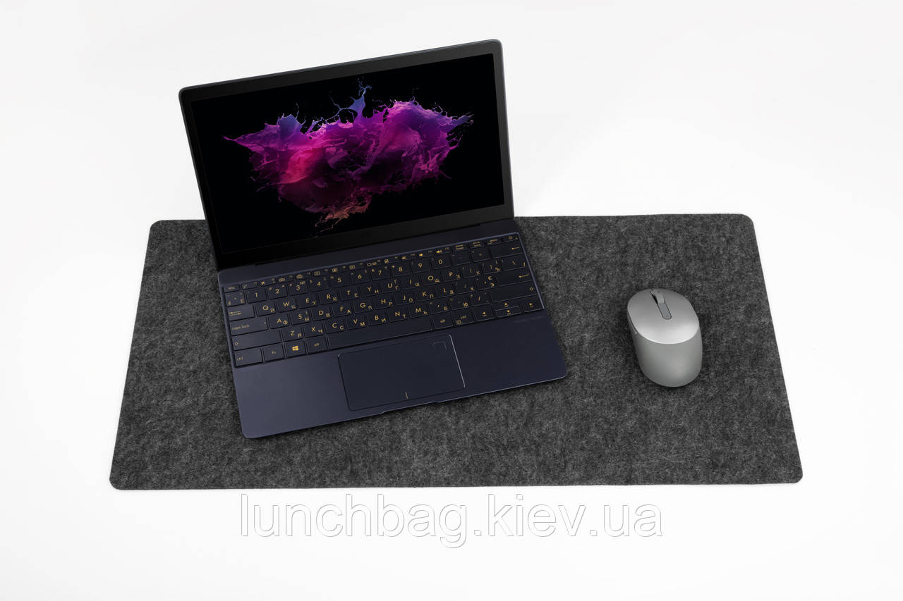 Фетровый Коврик для Рабочего Стола 600 Х 300 Мм Черный — Купить ...