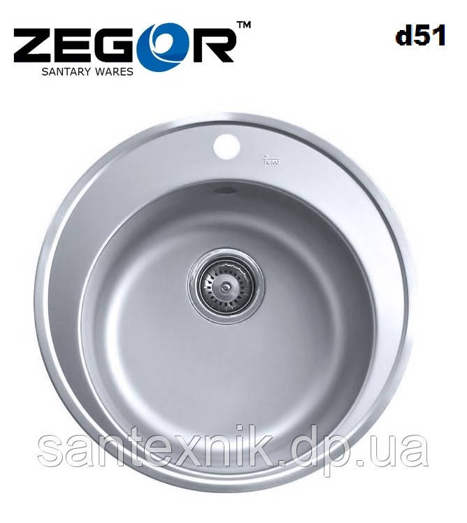 Мойка ZEGOR Micro Decor MD-5151T D51см — Купить Недорого на Bigl.ua ...