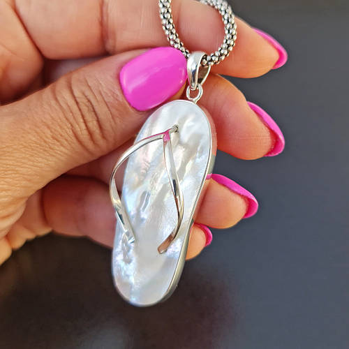 Кулон перламутр срібний натуральна (ID#1497870226), ціна: 1248 ...