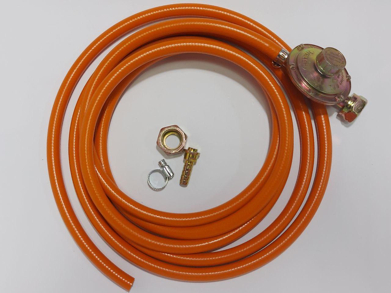 Шланг с регулируемым редуктором, для бытовых газовых плит длина 5 м GR4 ...