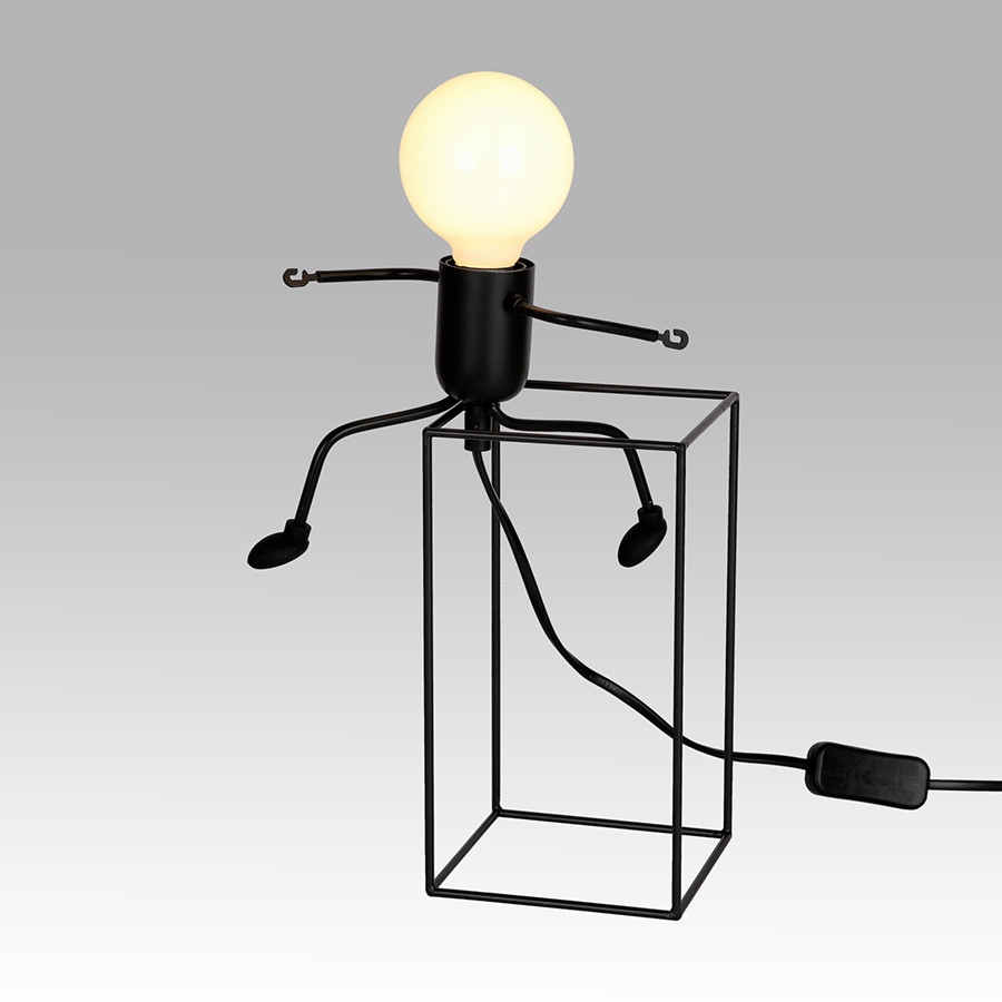 Настольная лампа-ночник "Веселый человечек" (20-T26016-H38 BK) (ID ...