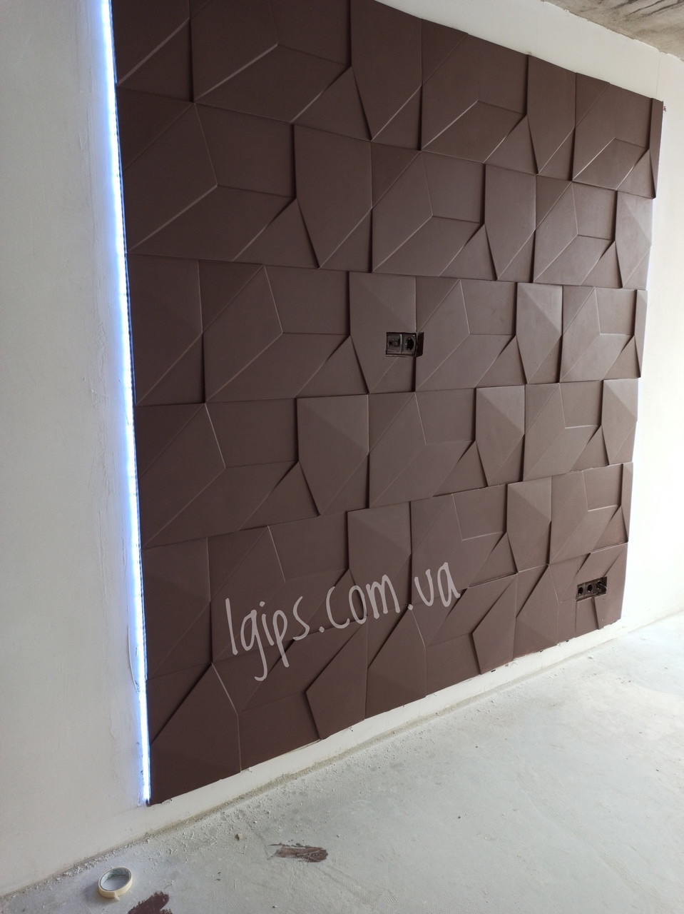 3D гипсовые панели для стен "Скала" 40×80см: продажа, цена в Житомире ...