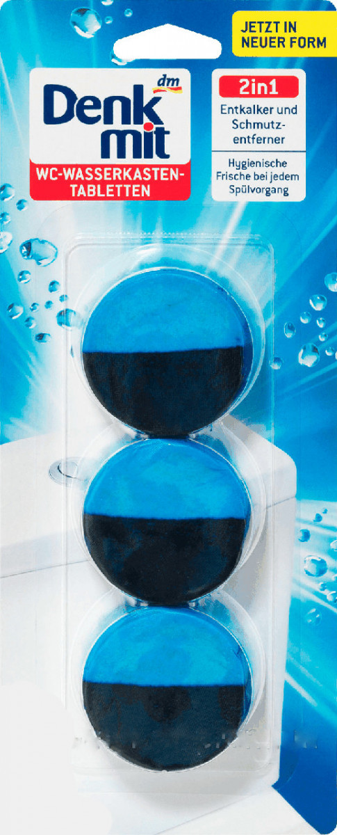 Таблетки для бачка унітазу Denk Mit антибактеріальні WC Wasserkasten ...