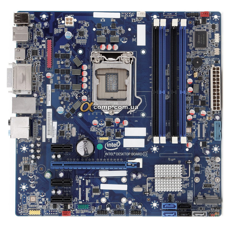 Материнская Плата Intel DH77EB (1155 • Intel H77 • 4×DDR3 • Gen3) БУ ...