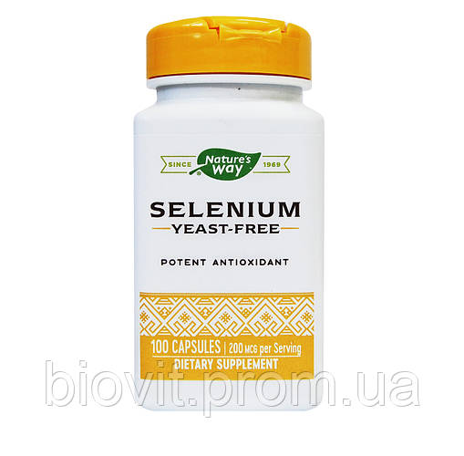 Селен (Selenium) 200 мкг 100 капсул, цена 485 грн — Prom.ua (ID#1281929796)