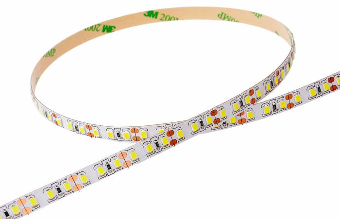 Светодиодная LED лента 5 ММ 12V IP20 2835-120 Series "SG", Холодный ...