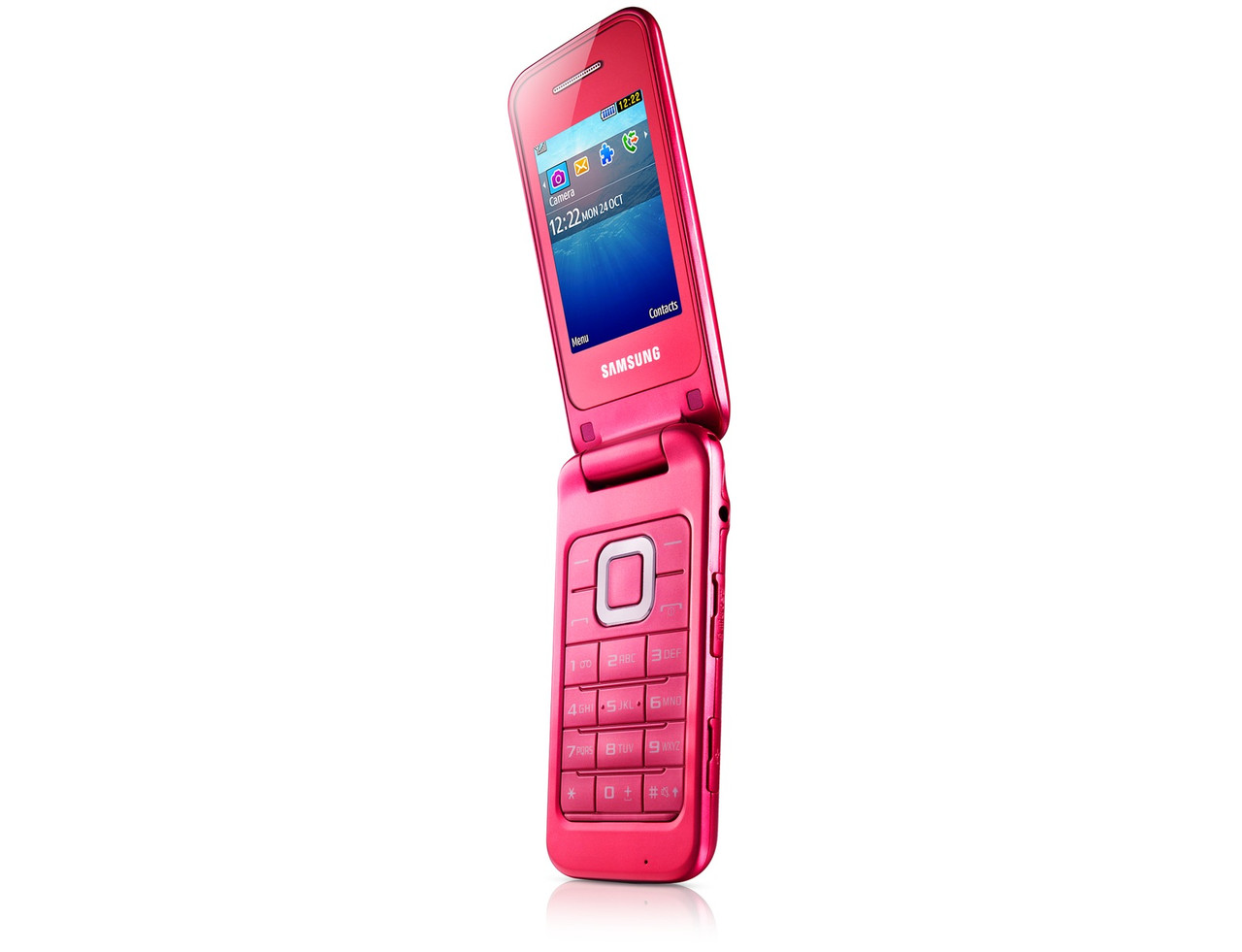 Купить Кнопочный телефон раскладушка Samsung C3520 pink REF, цена ...