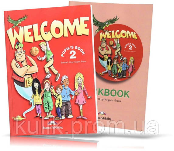 Welcome 2, Pupil's book + Workbook / Учебник + Тетрадь английского ...