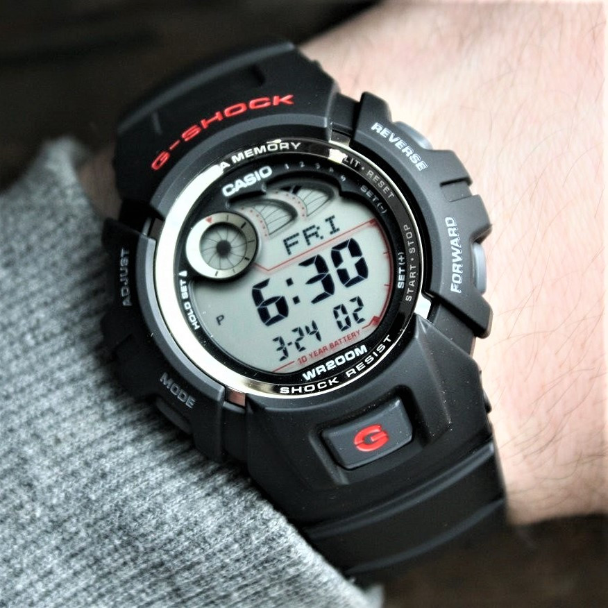 Часы CASIO G-Shock G-2900F-1VER водонепроницаемые 200 м. для дайверов ...