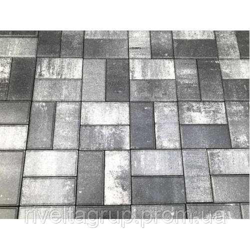 Тротуарная Плитка Старый Город 40 Мм 60 Мм Белый+Черный — в Категории ...