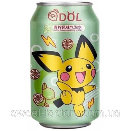 Газована вода QDol Pokemon Pichu Kaffir Lime 330 ml (ID#1500771246 ...