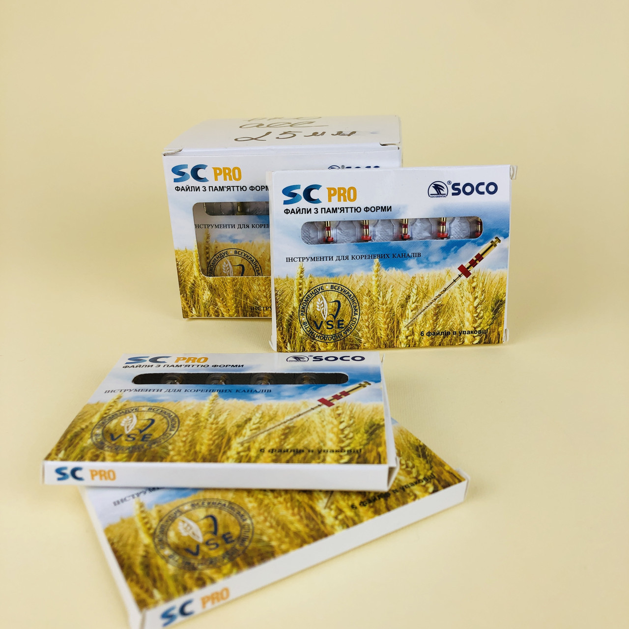 Машинные файлы Soco SC-Pro NiTi Files 25 мм 06/25, цена 440 грн - Prom ...